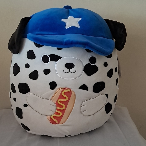Squishmallows | Toys | Squishmallows Dustin Dalmatian Plush With Blue ...